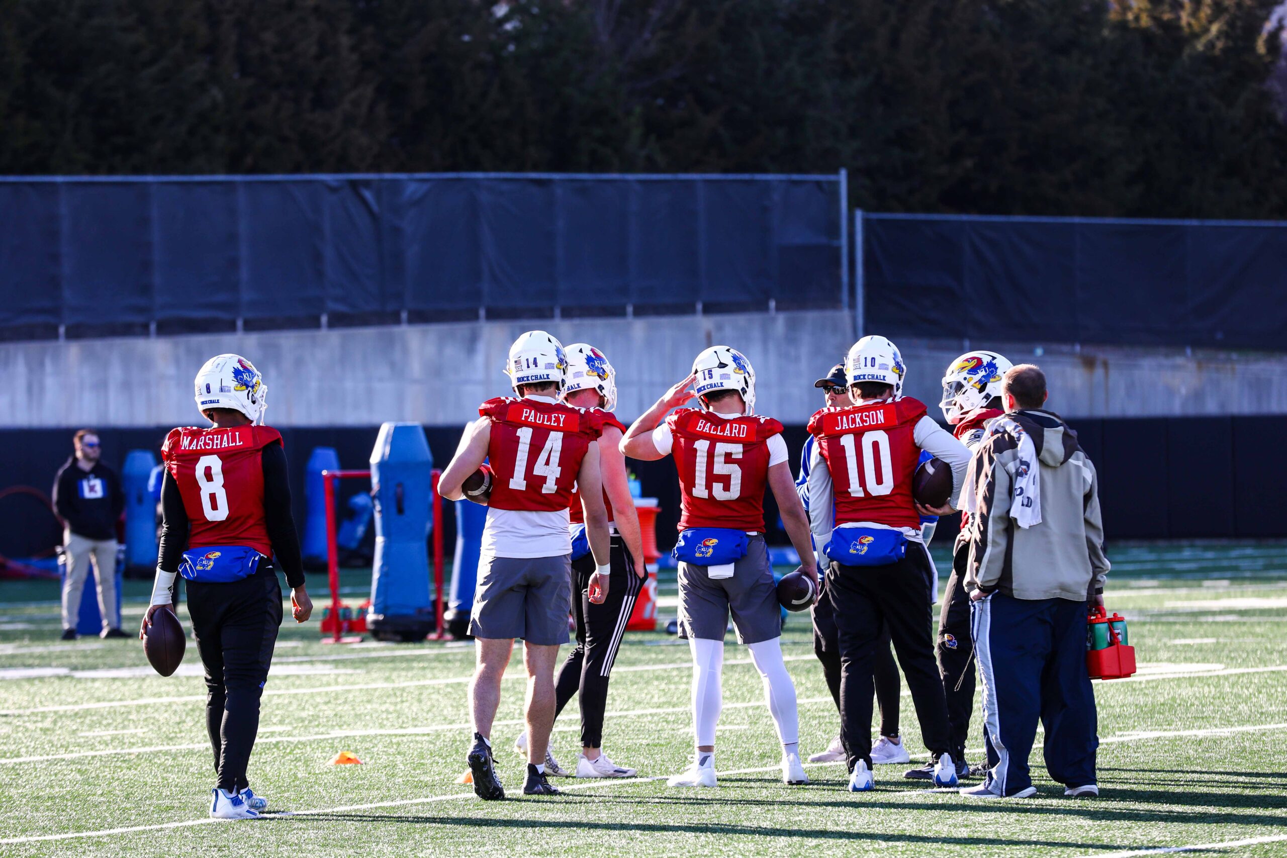 Under-center work presents new challenge for KU’s quarterbacks | News ...